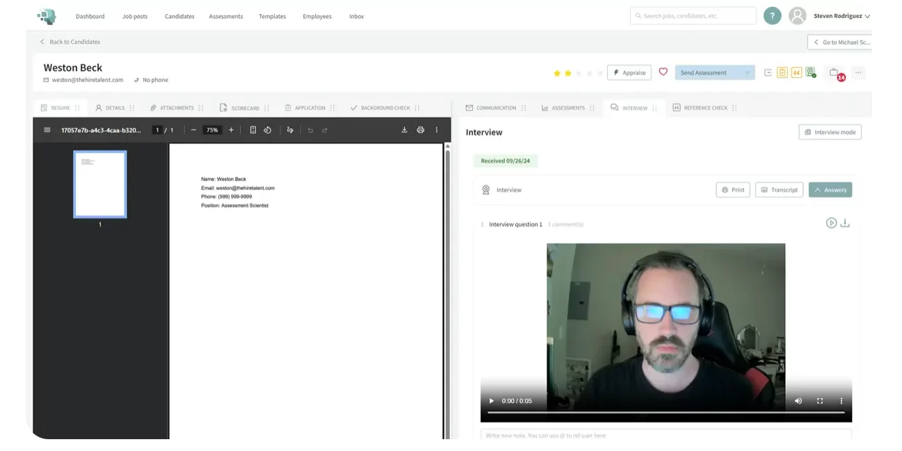 One-Way Video Interviews for Flexible Hiring | Discovered